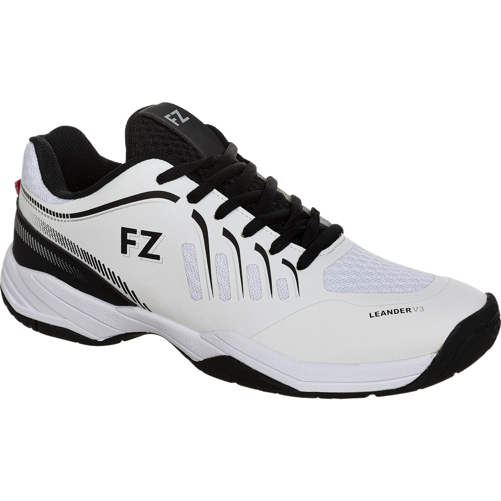 FZ FORZA Leander V3 M White/Black Badminton Shoe – Smash Gear