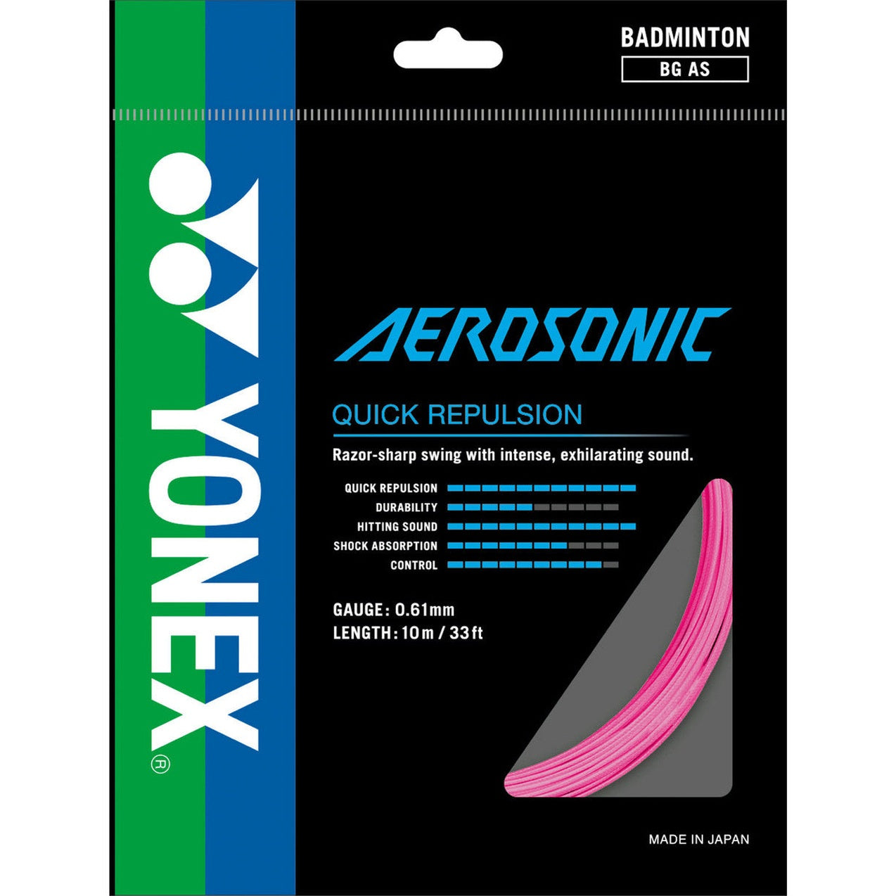Yonex Aerosonic 0.61mm Badminton Set – Smash Gear