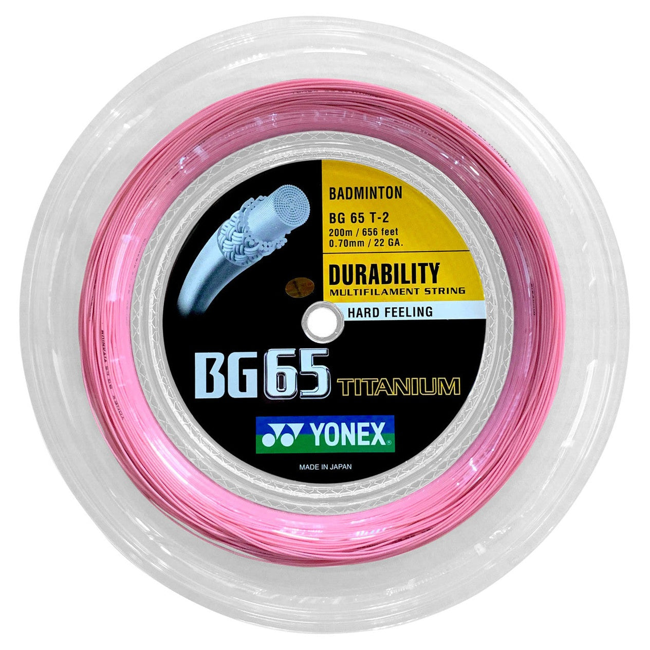 Yonex BG65Ti 0.70mm Badminton 200M Reel – Smash Gear
